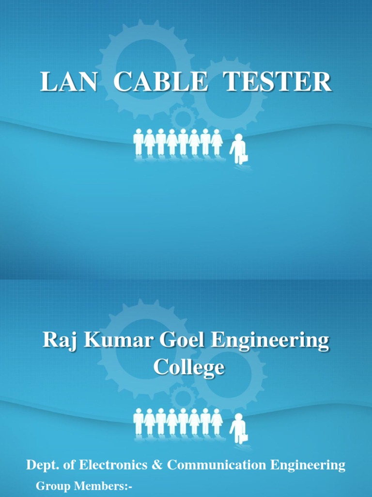 LAN Cable Tester: Design and Function | PDF | Capacitor | Electricity