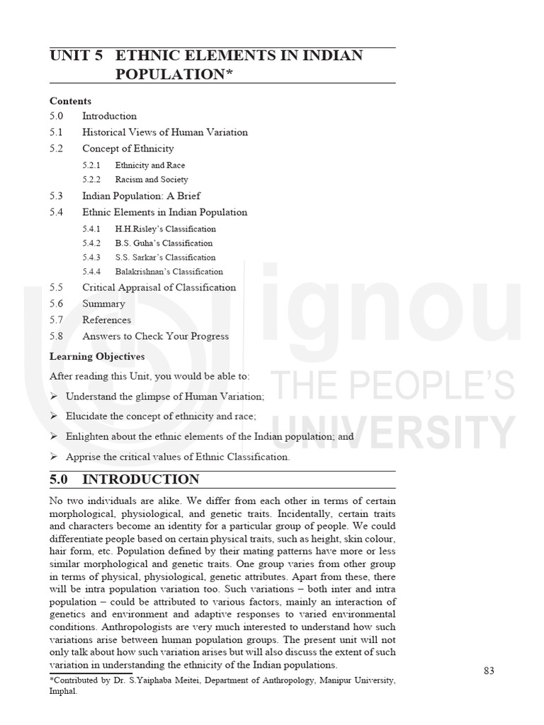 Unit 5 | PDF | Race (Human Categorization) | Ethnicity