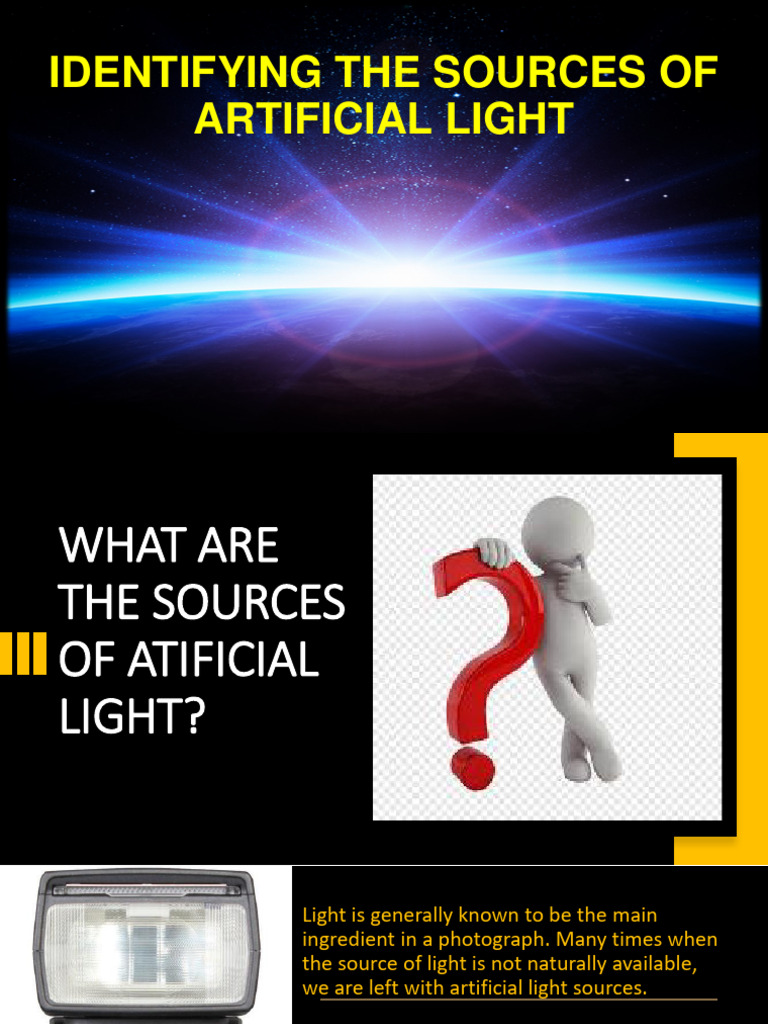 Identifying sources of atificial Light | Download Free PDF | Flash ...