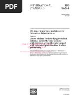 ISO 965-1, ENG, Ed 2, 2013 | PDF | Screw | Engineering Tolerance