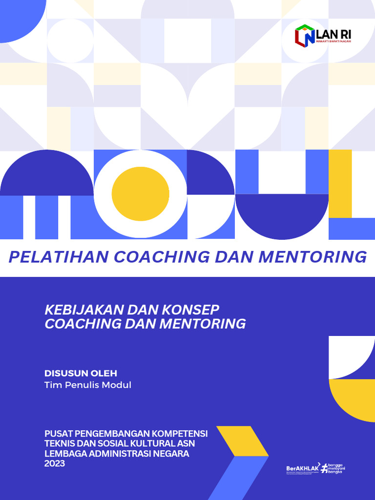Modul Kebijakan Dan Konsep Coaching Dan Mentoring | PDF