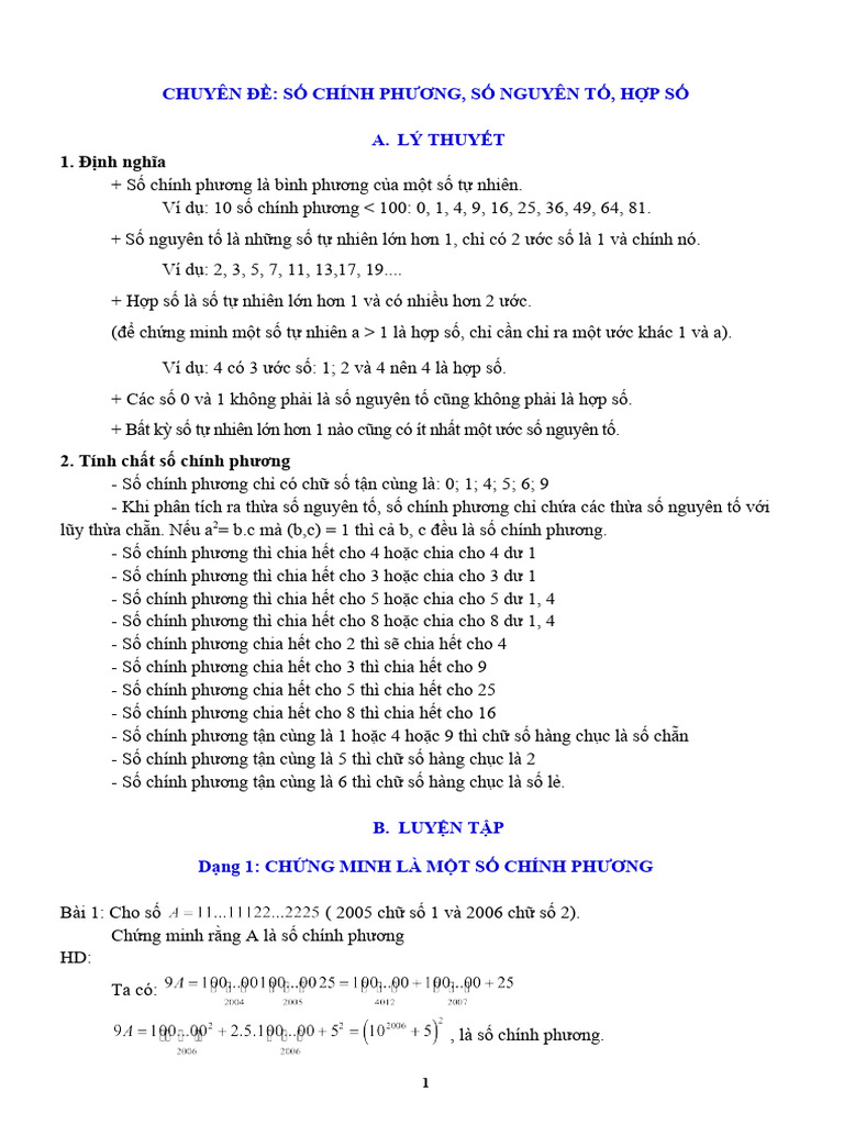 5.CD. So Chinh Phuong - So Nguyen To. Hop So.27.8.23 | PDF