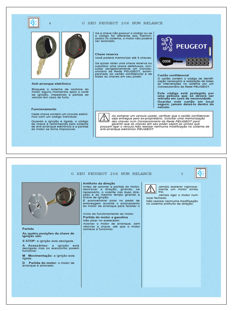 Manual Peugeot 206 PDF | PDF | Airbag | Motores