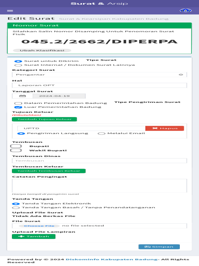 Surat Dan Kearsipan Edit Surat | PDF