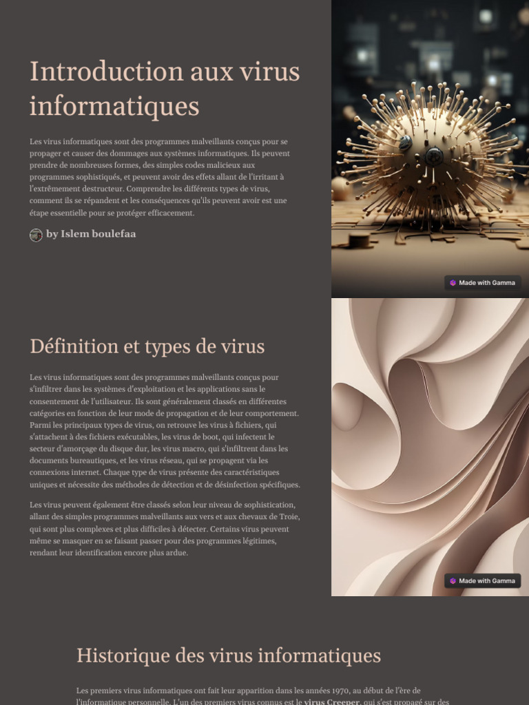 Définition des virus informatiques | PDF | Logiciel antivirus | Virus ...