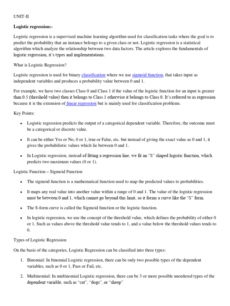 Part 2 | PDF | Support Vector Machine | Logistic Regression