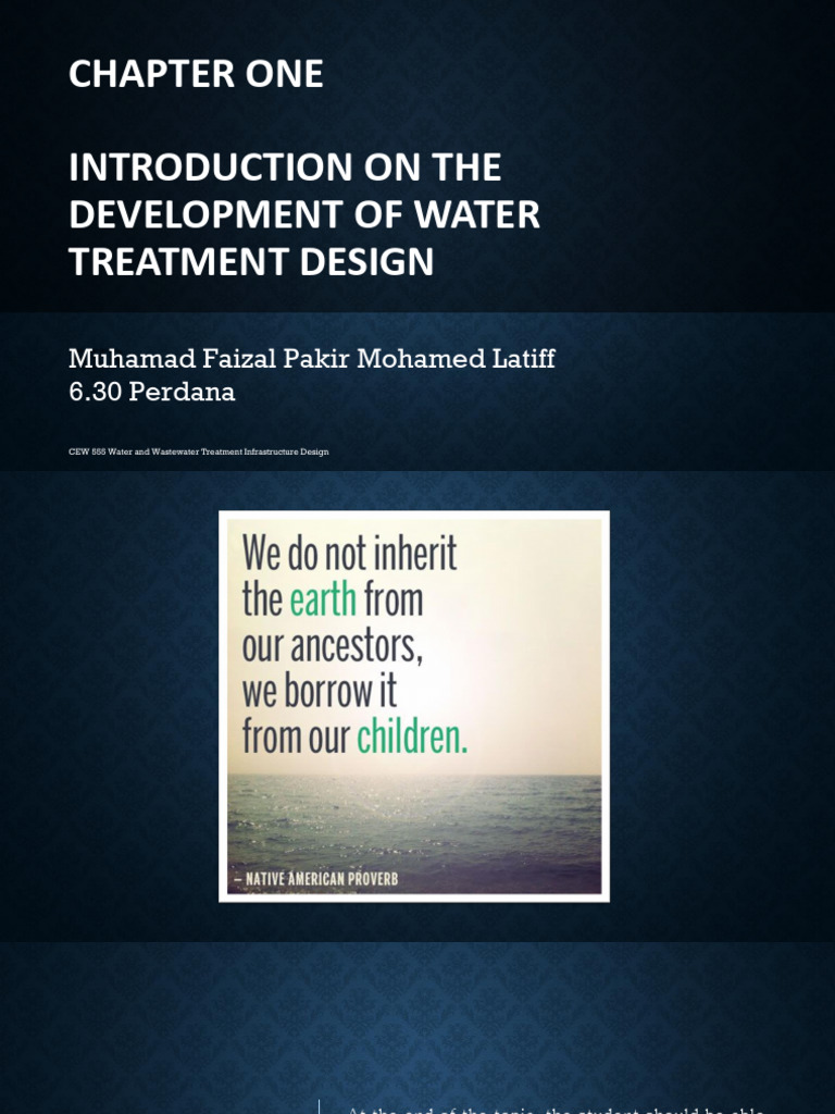 Chapter 1.1 - Introduction Water in Malaysia | PDF | Water Treatment ...