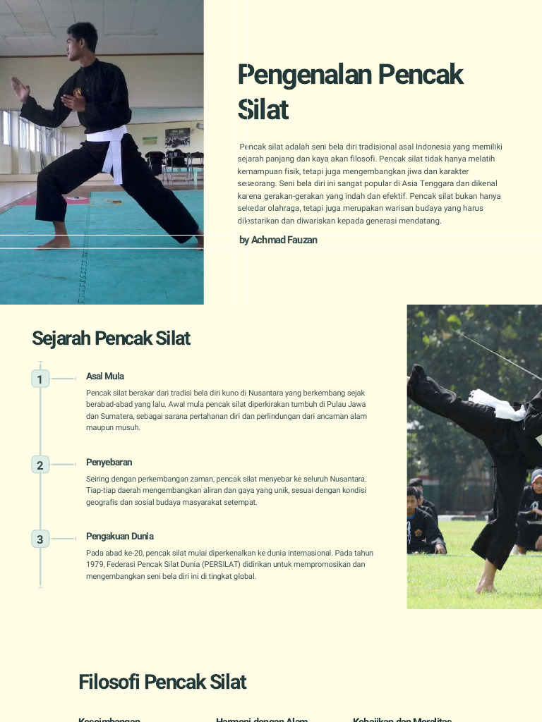 Pengenalan Pencak Silat | PDF