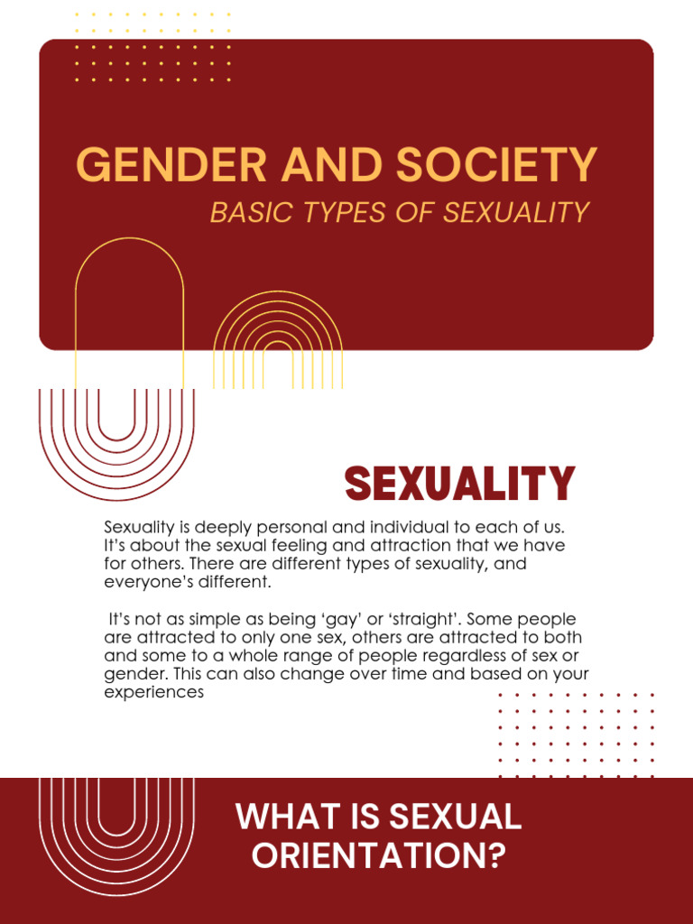 Basic Types Of Sexuality Gs Pdf Butch And Femme Sexual Orientation