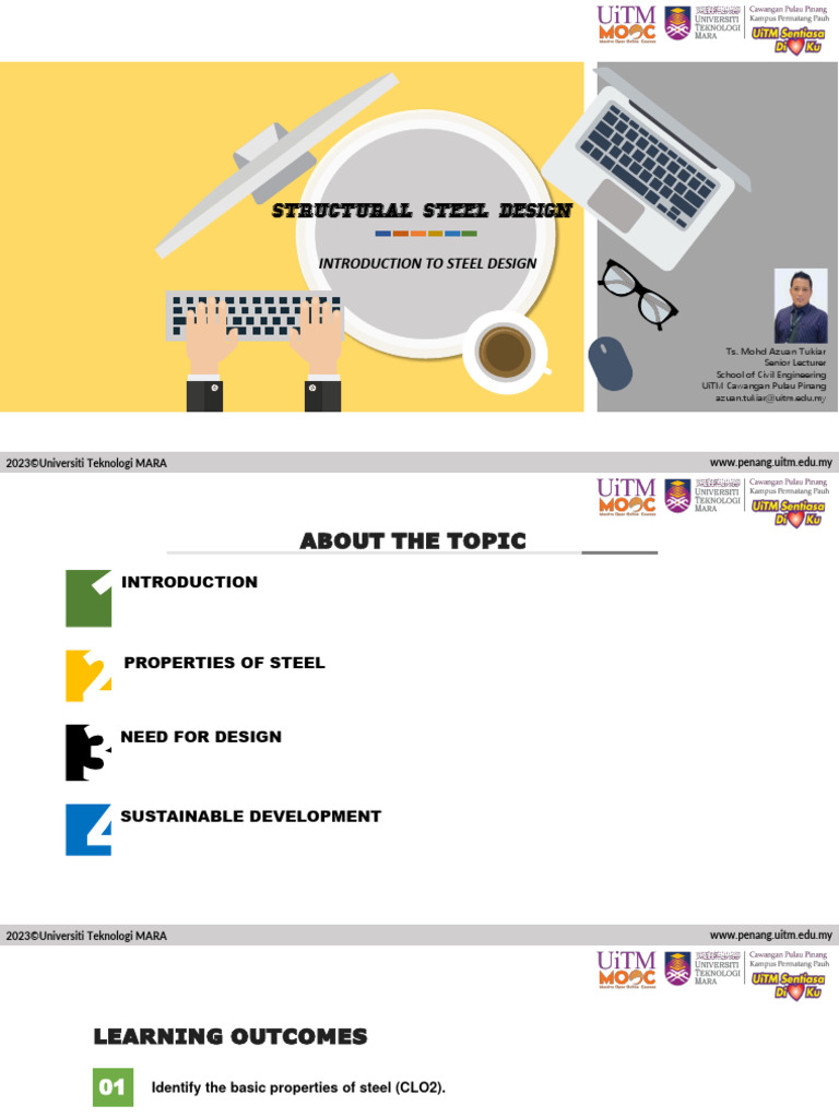 Structural Steel Design Overview | PDF | Deformation (Engineering ...