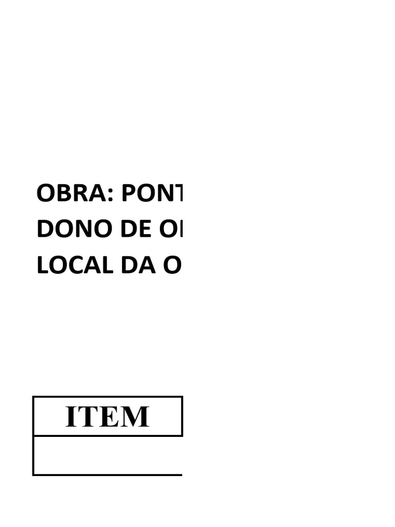 mapa de quantidades | PDF | Engenharia Civil | Materiais de construção