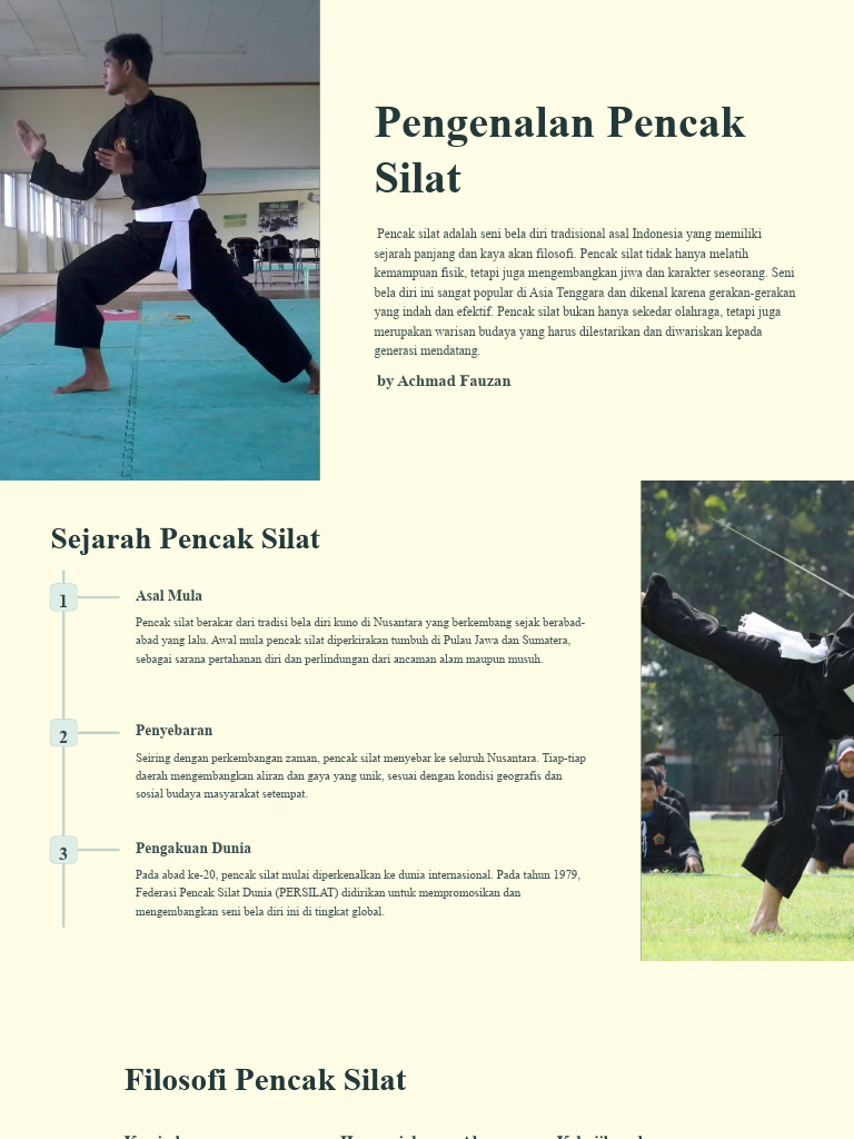 Pengenalan Pencak Silat | PDF | Karier & Perkembangan