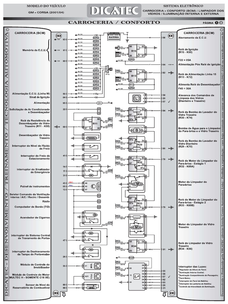 Corsa BCM 1.8 08v 2002-2004 | PDF