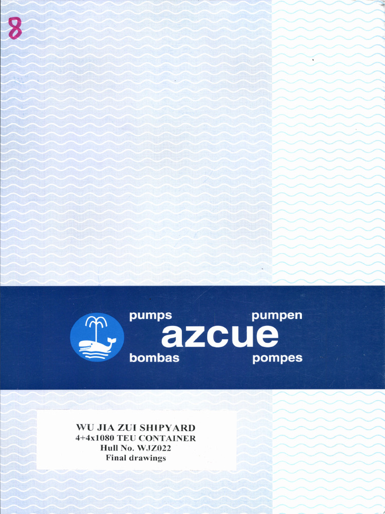 Azcue Pump Specifications and Manual | PDF