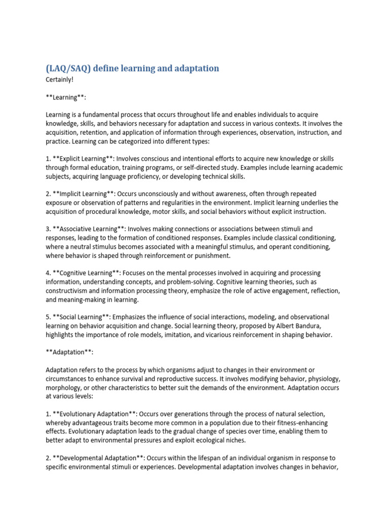 learning (psychology) | Download Free PDF | Classical Conditioning ...