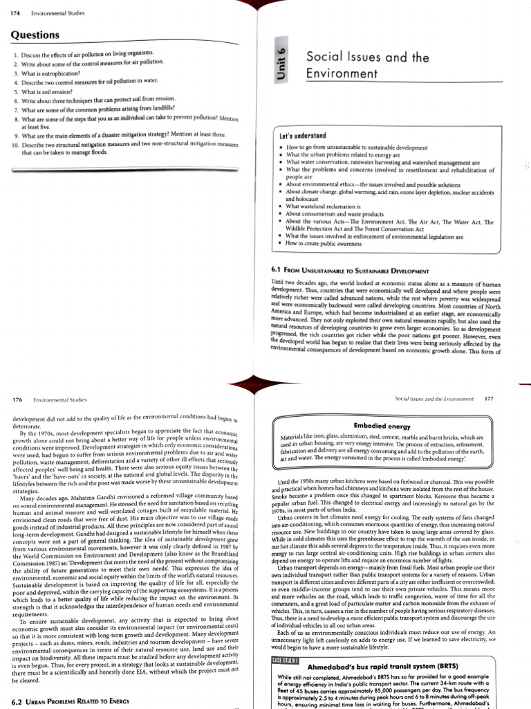 6 Social Issues Environment English Pdf Sustainability
