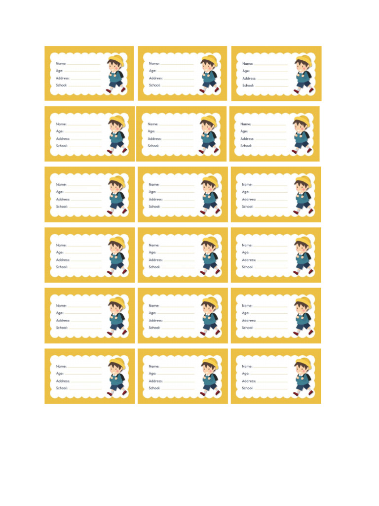 Name Slip | PDF