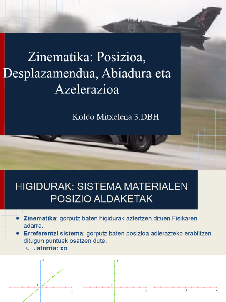 Zinematika 3 DBH | PDF