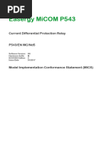Easergy Micom P643: Transformer Protection Relay | PDF | Data Model ...