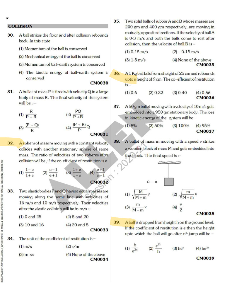 Headon Collision Test Pdf