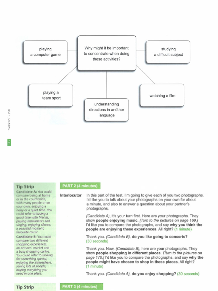 B2 Speaking Exam: Parts 3 & 4 Guide | PDF
