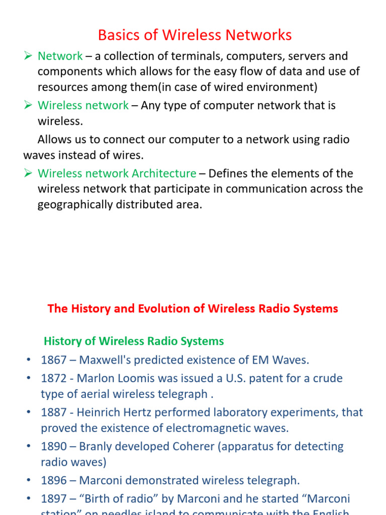 Wireless Communication PPT 2 - Unit 1 | PDF | Radio | Transmitter