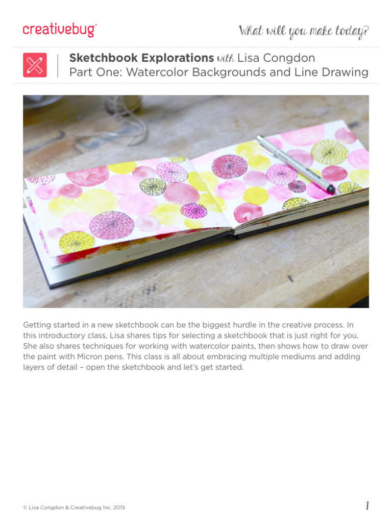 Lisa - Congdon - Sketchbook Part1 | PDF | Art