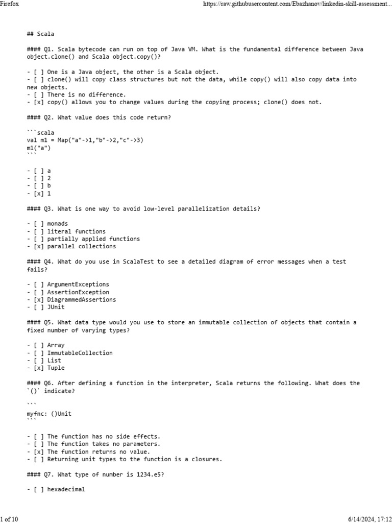 Scala Quiz Md Pdf Scala Programming Language Class Computer Programming 