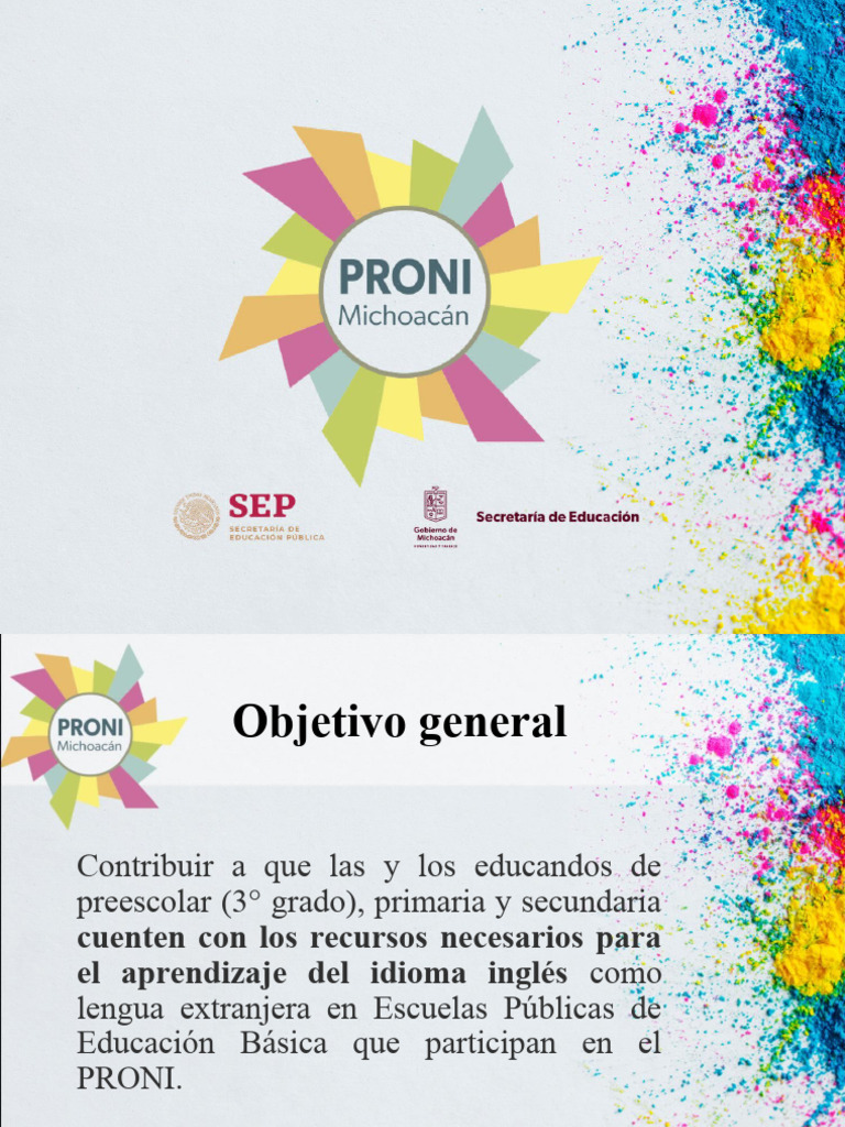PRONI June2024 | PDF | Enseñando | Educación de la primera infancia