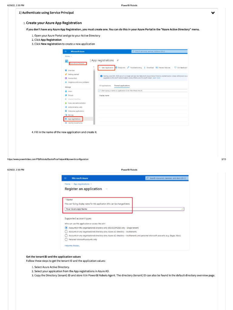 Power BI Robots | PDF