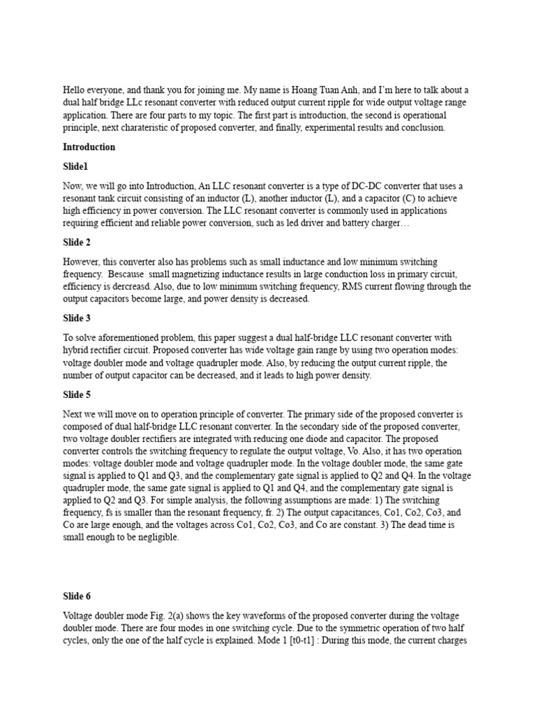 Slide 1 | PDF | Rectifier | Resonance
