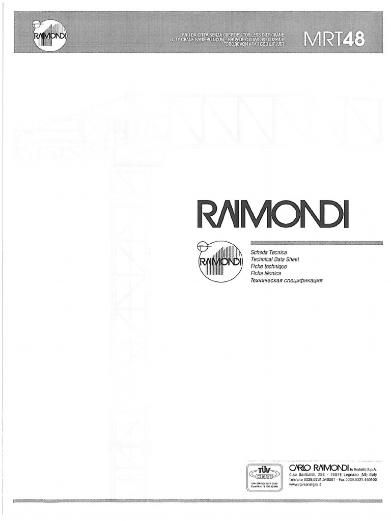 Raimondi MR45 | PDF