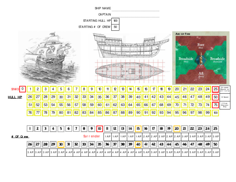 SHIP HP AND CREW dnd | Download Free PDF | Shipping | Ships