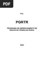 Modelo de PGR Pronto e Completo | PDF | Avaliação de risco | Química