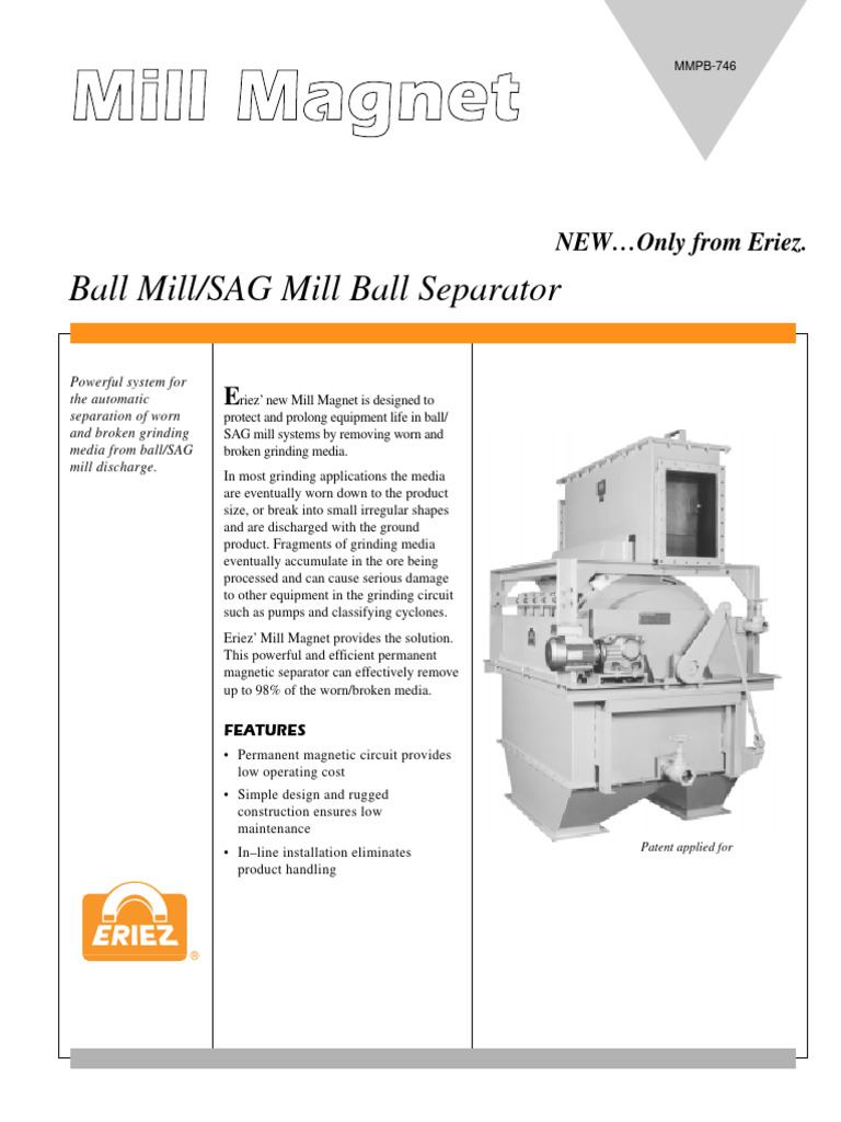MMPB746 Mill Magnet | PDF | Mill (Grinding) | Secondary Sector Of The ...