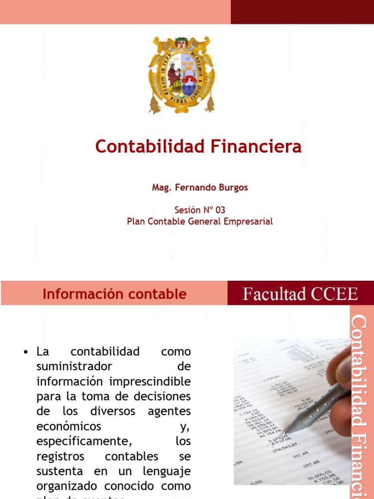 CF03 Plan Contable | PDF | normas internacionales de INFORMACION ...