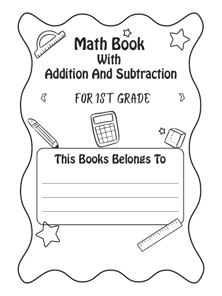 Math Book: For 1st Grade | PDF