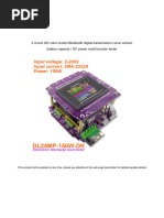 DL24/DL24P User Manual Overview | PDF | Power Supply | Battery Charger