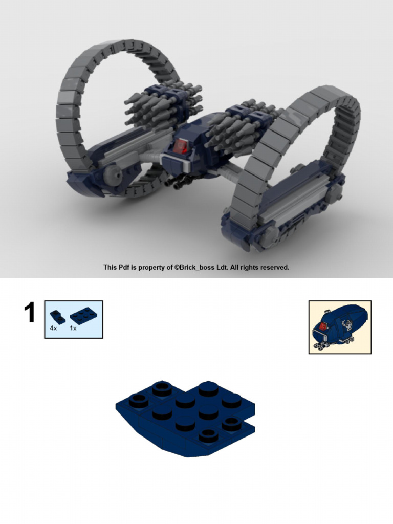 Brick Boss Hailfire Droid Clone Wars | PDF | Intellectual Property Law ...