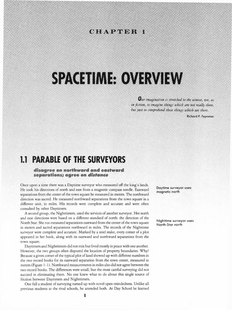 01 Chapter1 | PDF | Spacetime | Space