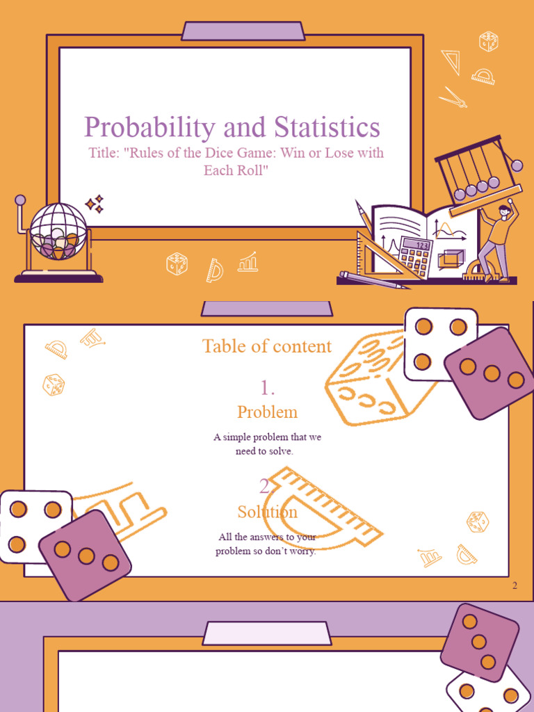 Math Subject For High School Probability and Statistics | PDF