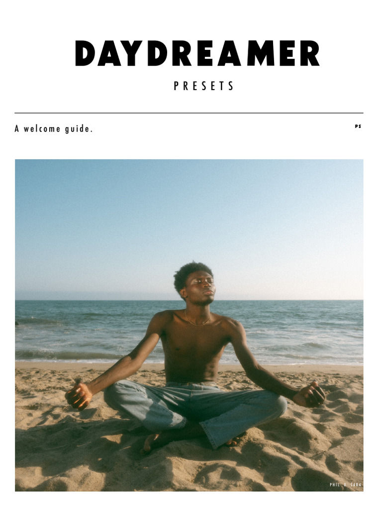 DayDreamer Preset Guide | PDF | Computing | Imaging