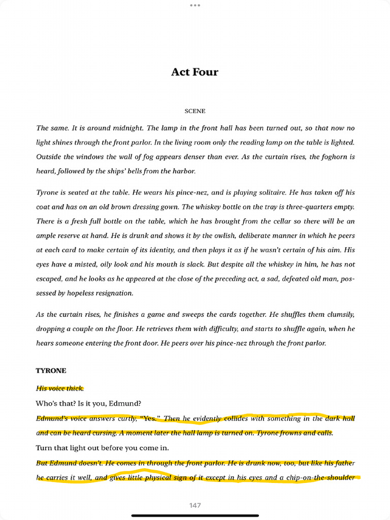 Scene - Long Day's Journey Into Night | PDF