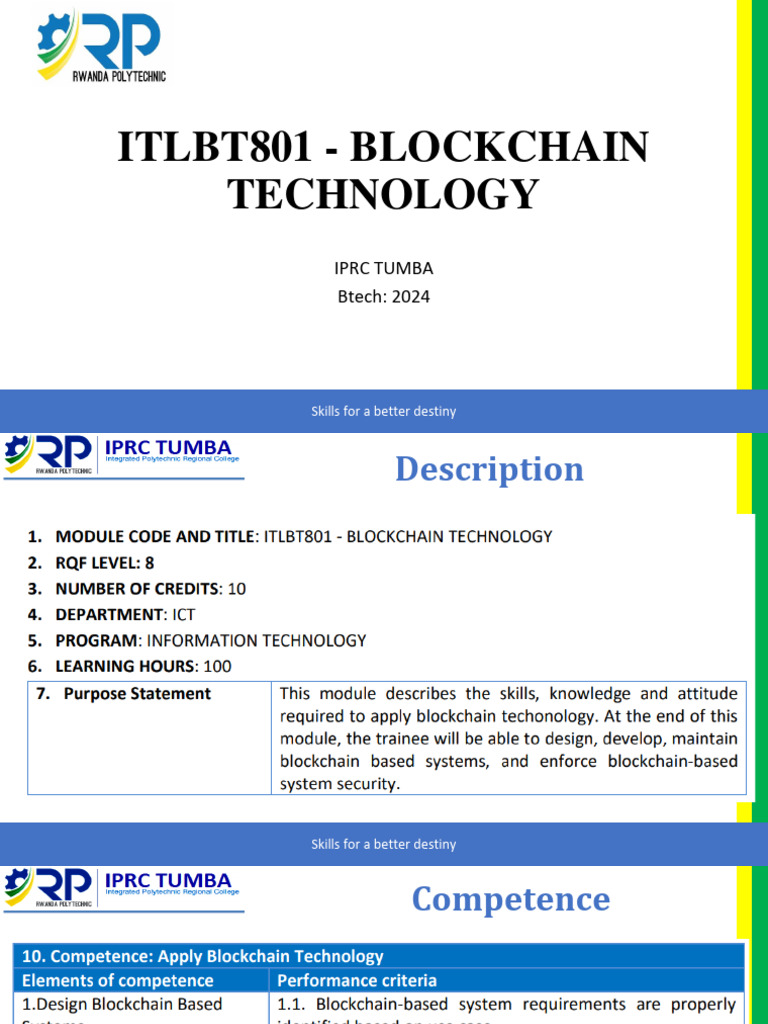 Itlbt801 - Foundation-Blockchain Technology | PDF | Bitcoin | Cryptocurrency