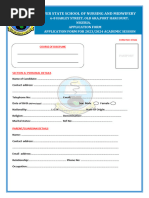 2024 - 2025 ECOT Application Form | PDF | Identity Document | College