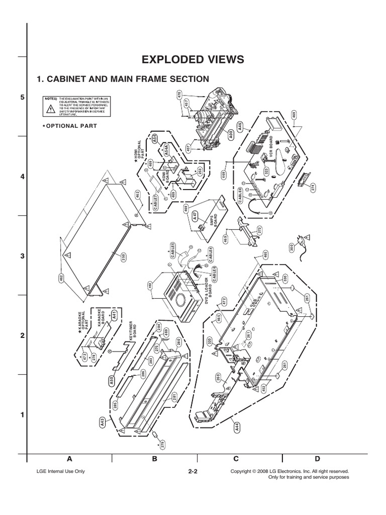 RC389H Exploded Views (VCR & DVD Deck) | PDF | Consumer Electronics ...