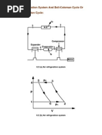 Bell Coleman Cycle Overview and Diagrams | PDF | Refrigeration | Air ...