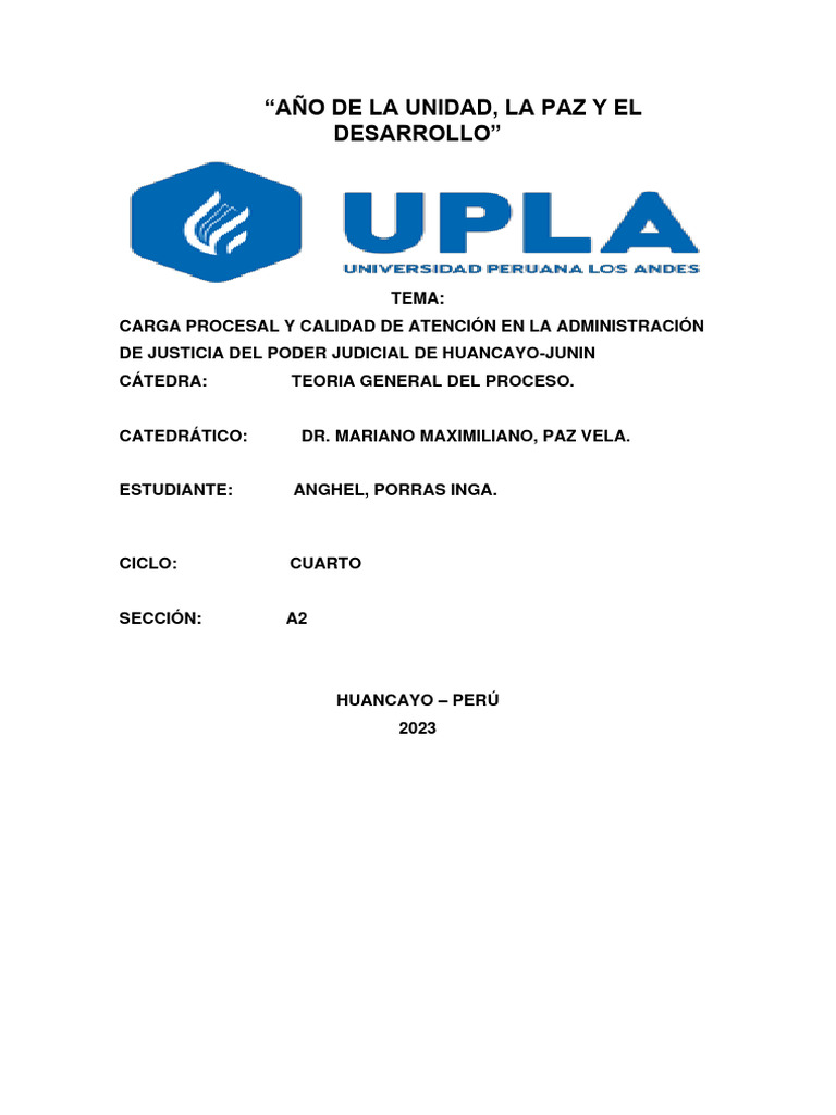 Teoria Monografia Anghell. 1 | PDF | Ley procesal | Judicaturas