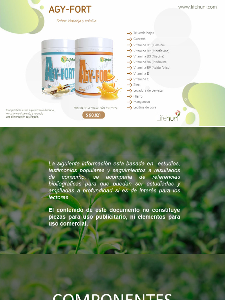 Suplementos Nutricionales Urofarm 2024 | PDF | Vitamina | Vitamina e