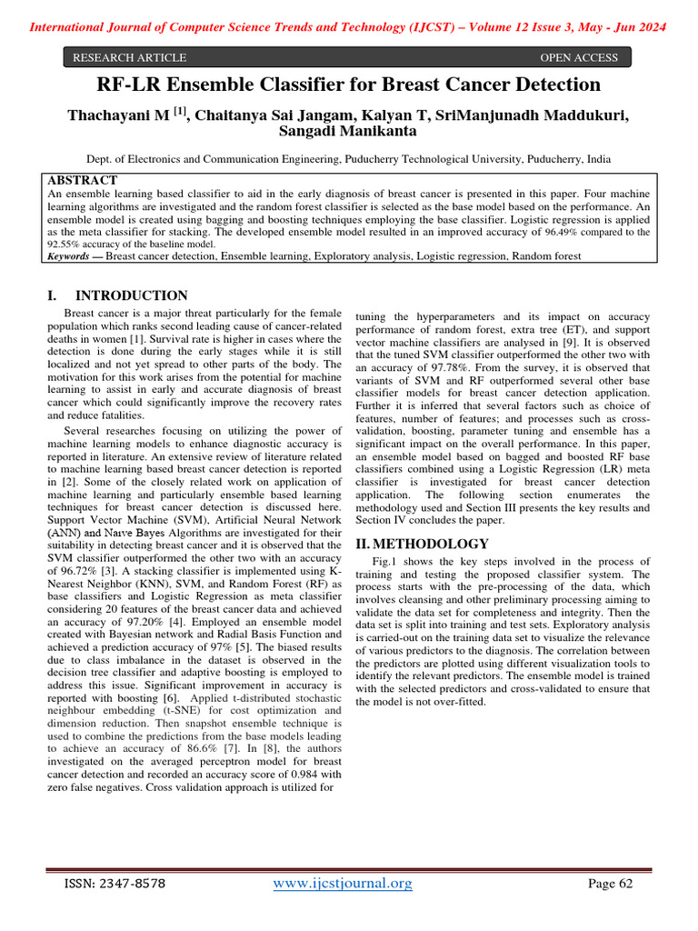 (IJCST-V12I3P13) :thachayani M, Chaitanya Sai Jangam, Kalyan T, SriManjunadh Maddukuri, Sangadi ...